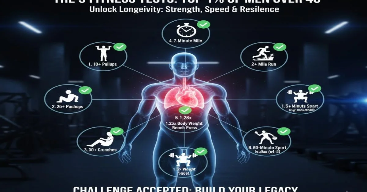 The Elite Benchmark: 9 Fitness Tests Every Man Over 40 Should Pass to ...