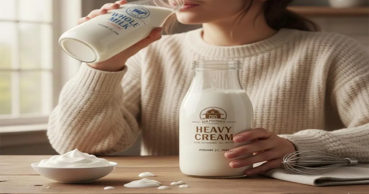 Whole Milk vs. Heavy Cream: Which One Is Better for Your Health and ...