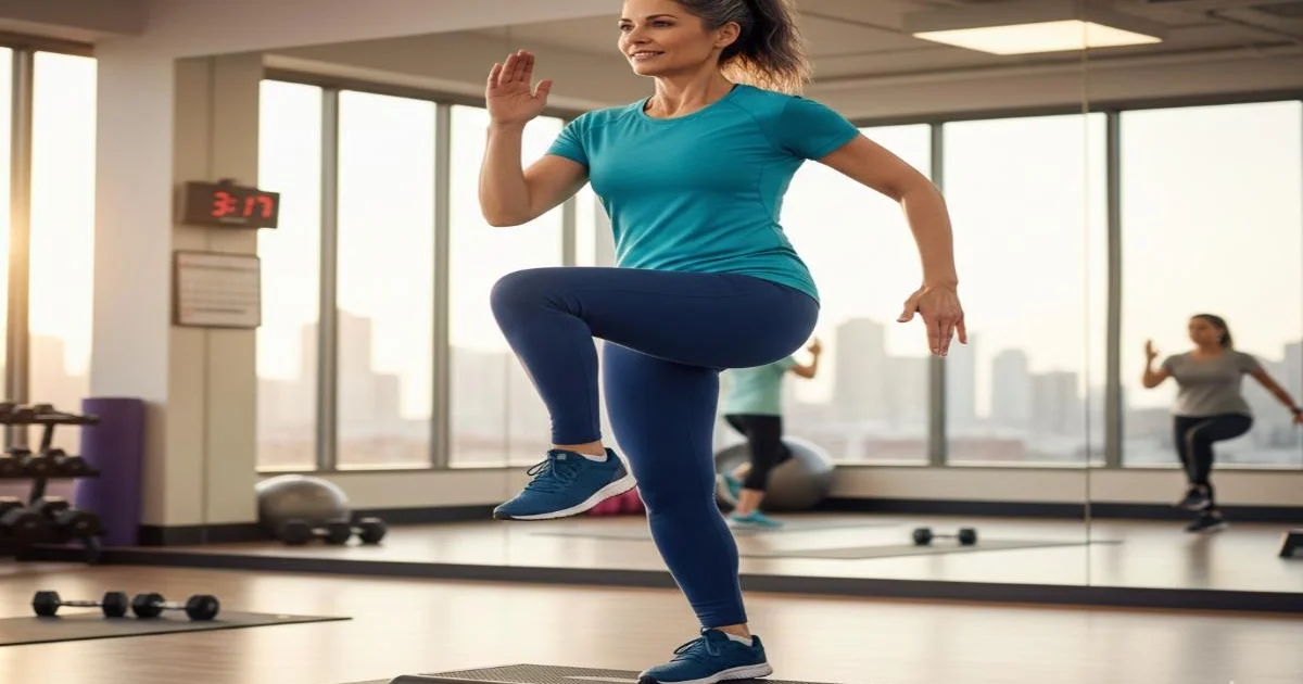 Step-Up Into High Knee: The Low-Impact Exercise That Builds Strength ...