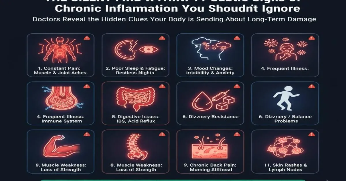 The Silent Fire Within: 11 Subtle Signs of Chronic Inflammation Youre ...