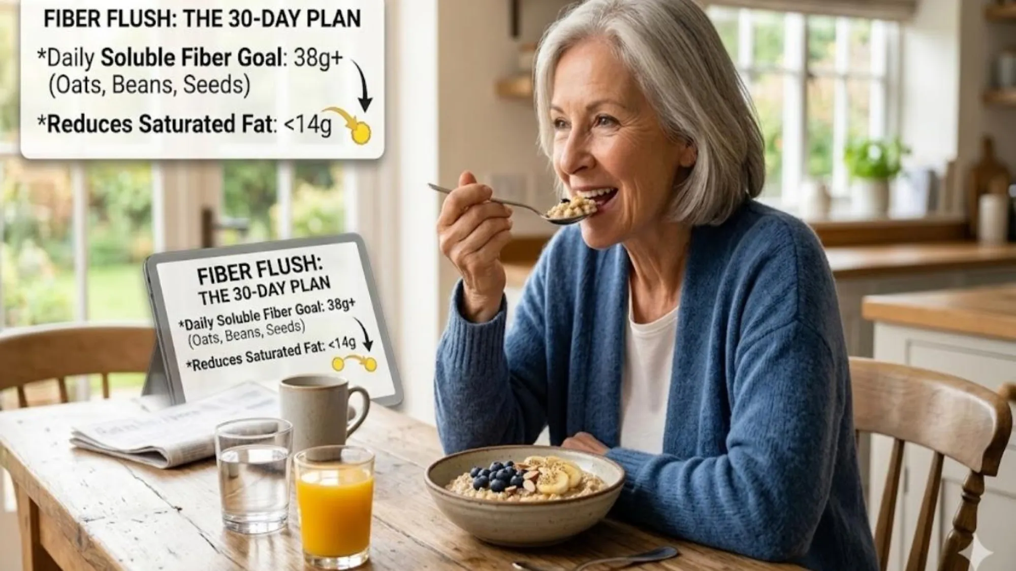 The 30-Day Fiber Flush: How to Slash Your Cholesterol Without Extreme ...