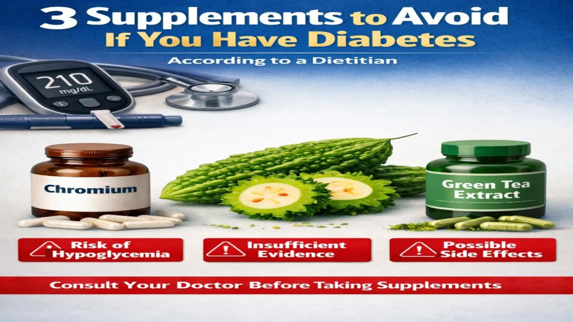 The 3 Supplements You Should Avoid If You Have Diabetes, According to a ...