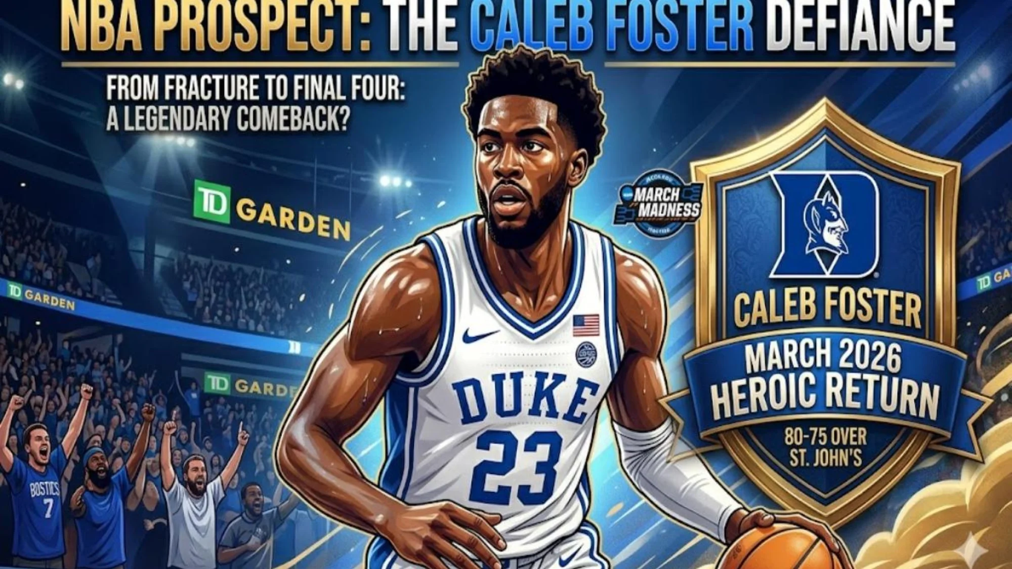 NBA Prospect Caleb Foster Defies Medical Odds: Will Dukes Hero Reach ...