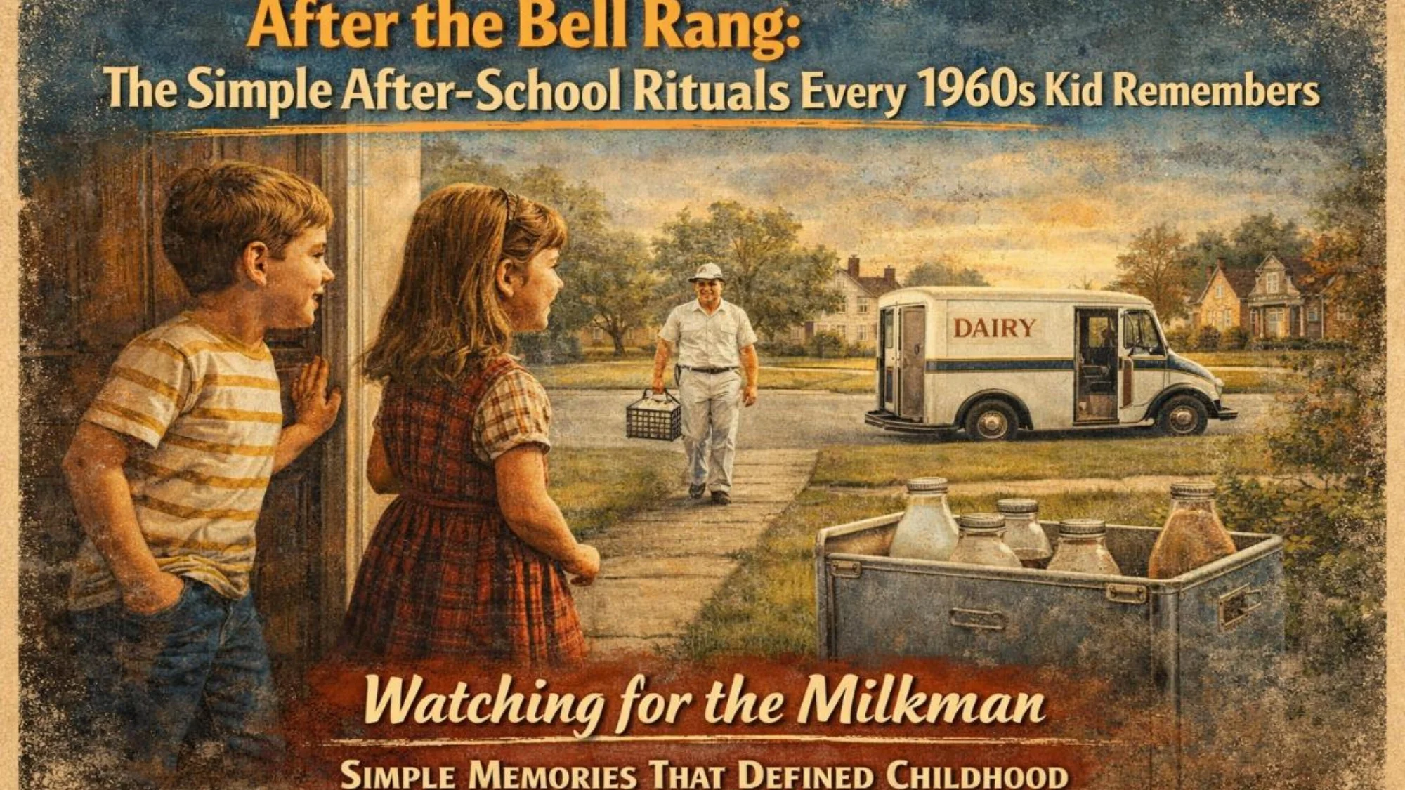After the Bell Rang: The Simple After-School Rituals Every 1960s Kid ...