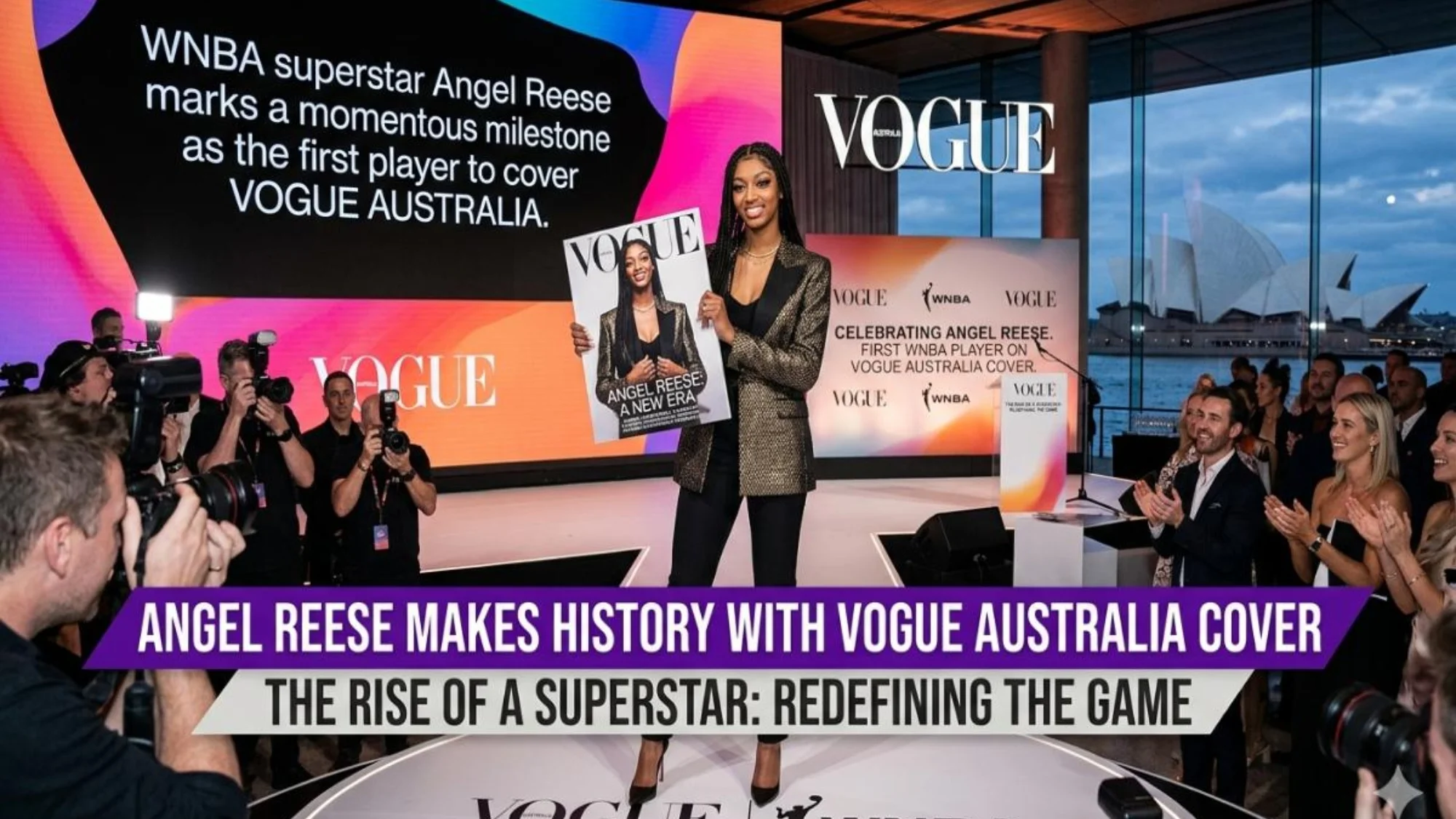 WNBA: Angel Reese makes fashion history with Vogue Australia cover, is ...