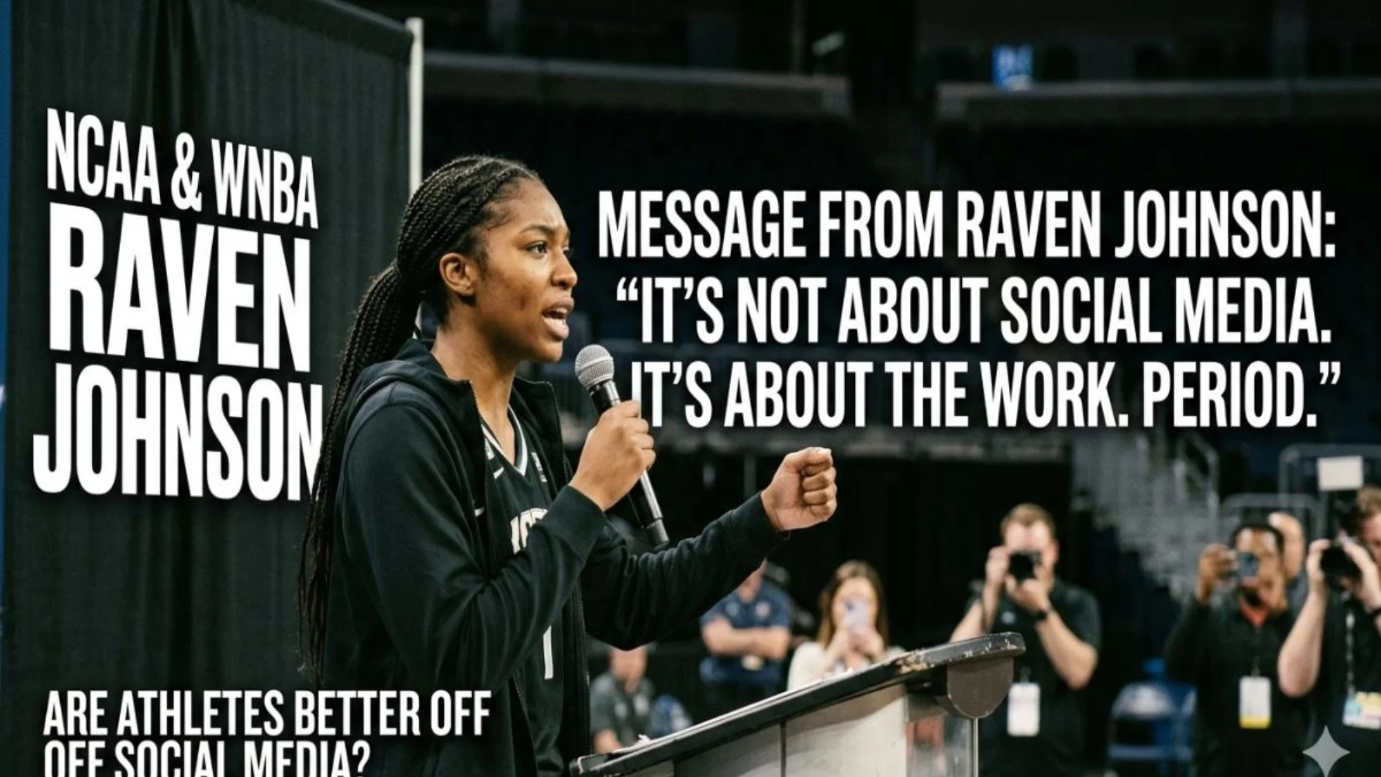 NCAA & WNBA: Raven Johnson sends strong message after title loss, are ...