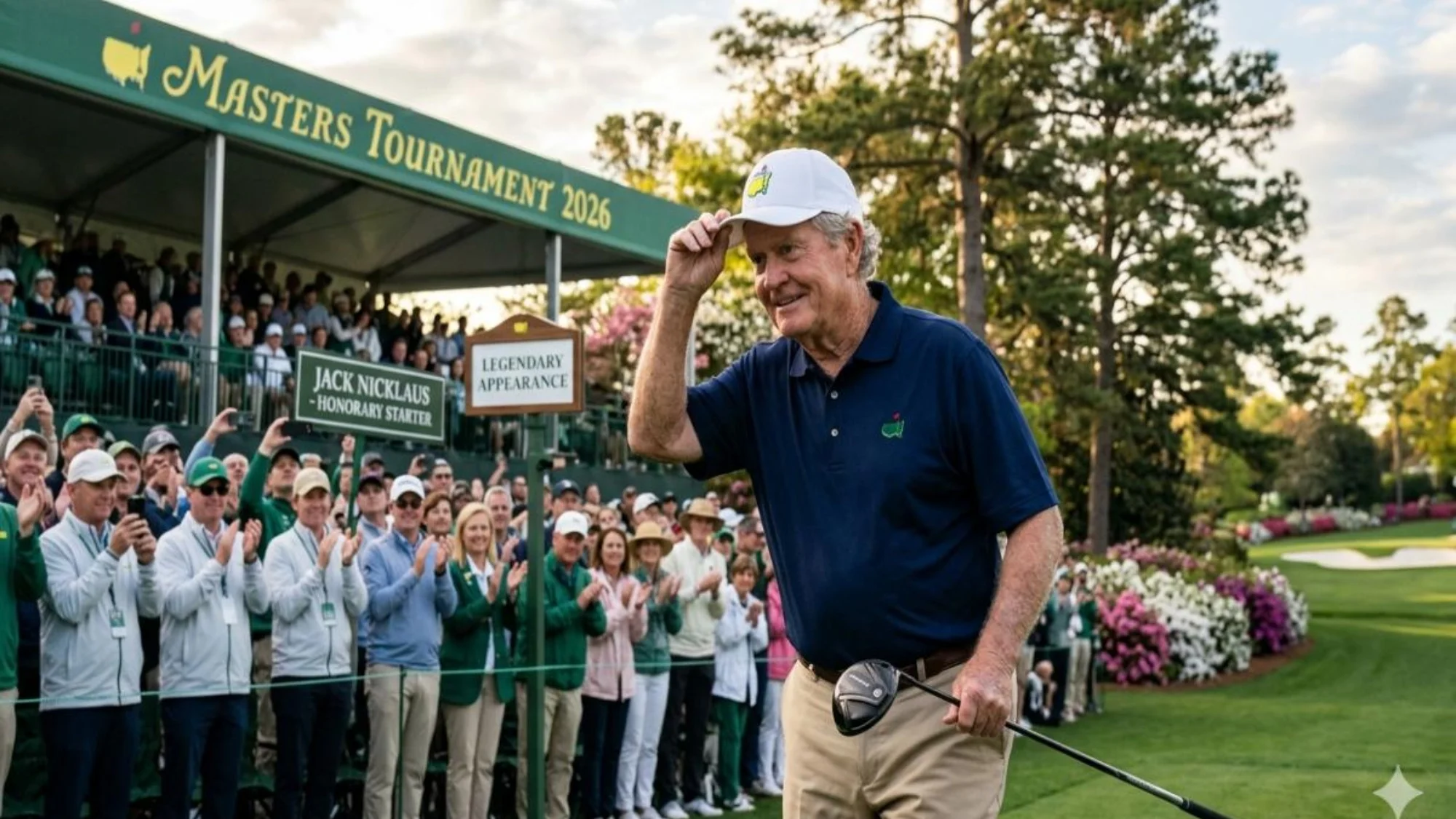 Masters 2026 Begins with Legendary Tee Shots and a Scare from Nicklaus ...