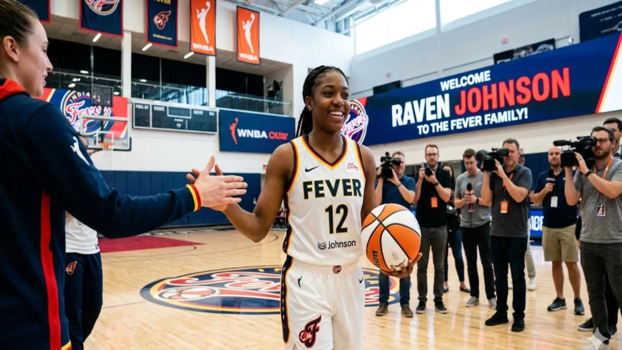 Raven Johnson Joins Indiana Fever After Viral Caitlin Clark Moment ...