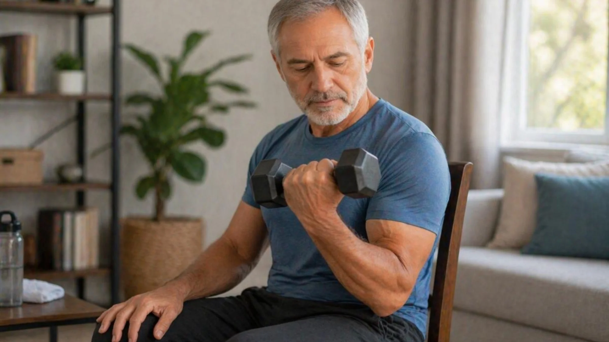 Over 60 Strength Test: Can You Pass This 30-Second Bicep Curl Challenge?