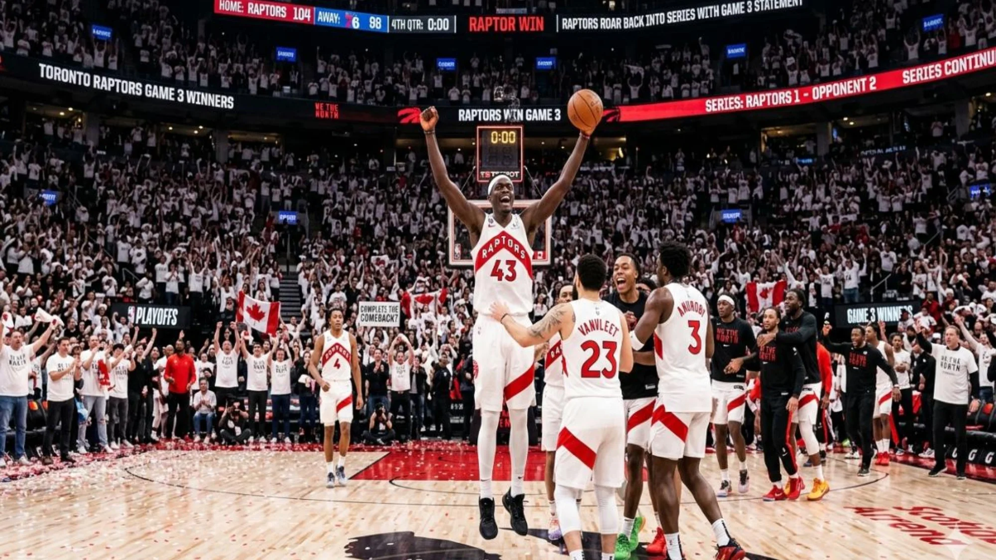 Raptors Roar Back Into Series With Game 3 Statement Can Toronto ...
