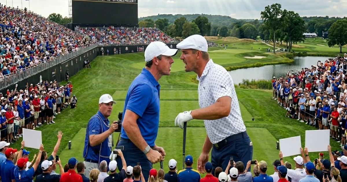 Golf Civil War Intensifies: Rory McIlroy Fires Back at Bryson ...