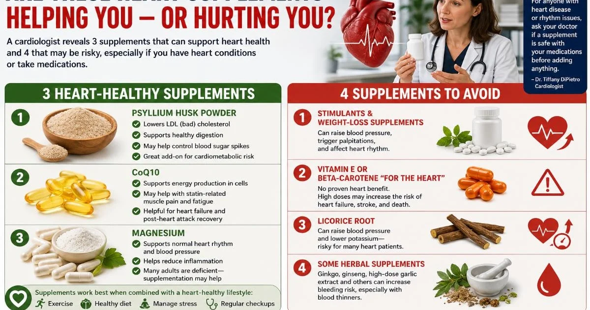 Are These Heart Supplements Helping You or Secretly Hurting Your Heart?