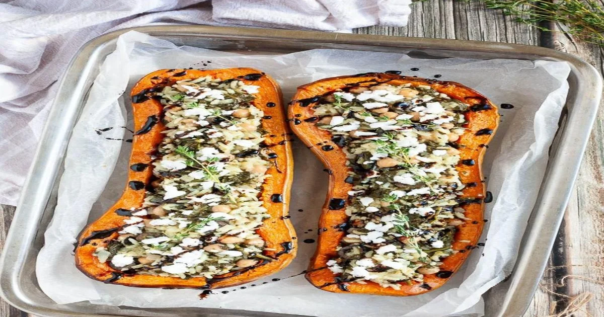 The Mediterranean Stuffed Butternut Squash Recipe Everyone Is Adding to ...