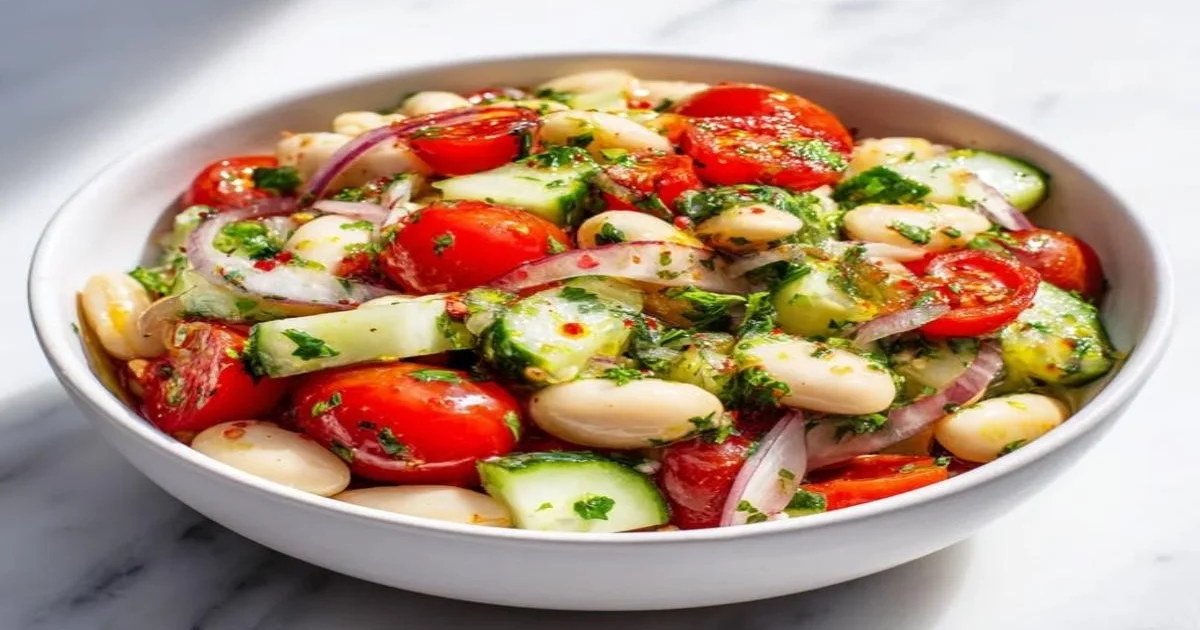 The White Bean Lemon Salad Becoming the Mediterranean Lunch Trend ...