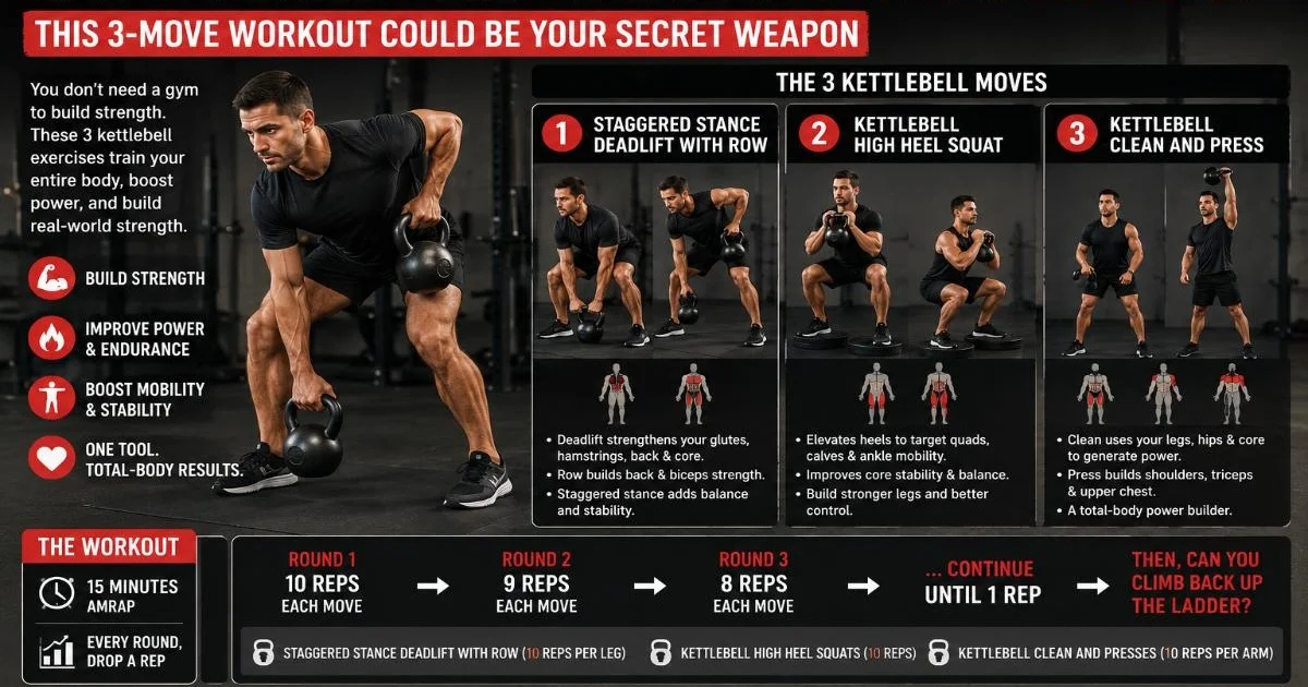 Want to Build Real Strength With Kettlebells? This 3-Move Workout Could ...