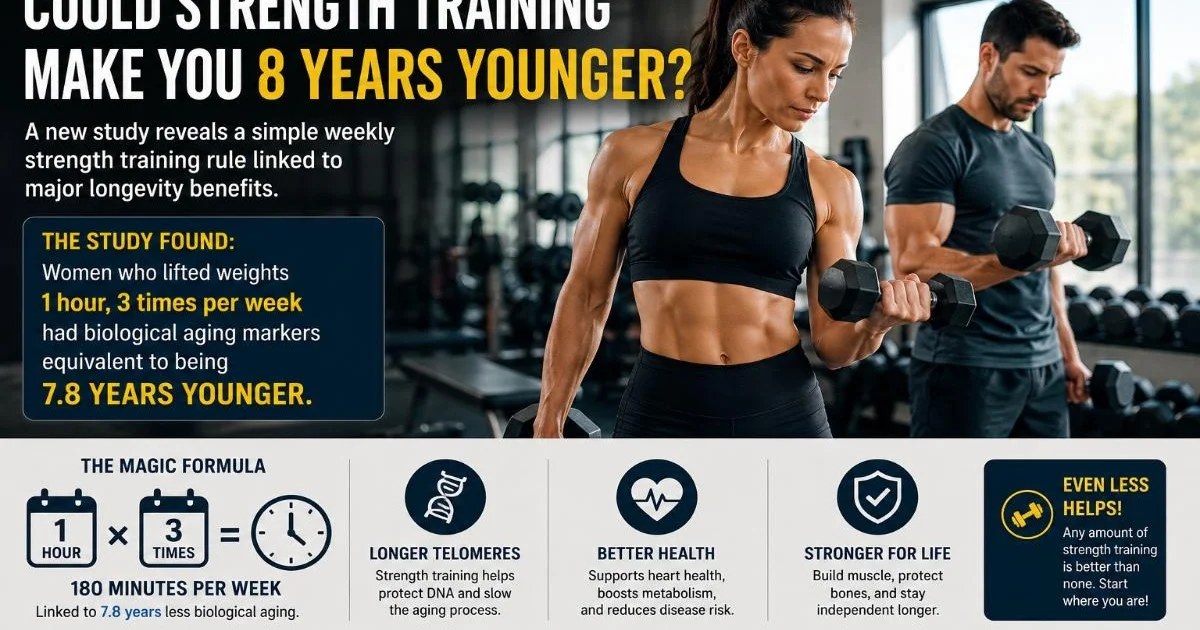 Could Strength Training Make You 8 Years Younger? This Simple Weekly ...