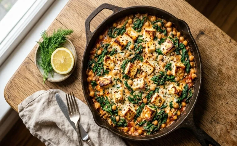 This Spinach, Chickpea, and Feta Casserole Is the Cozy One-Pan Dinner ...