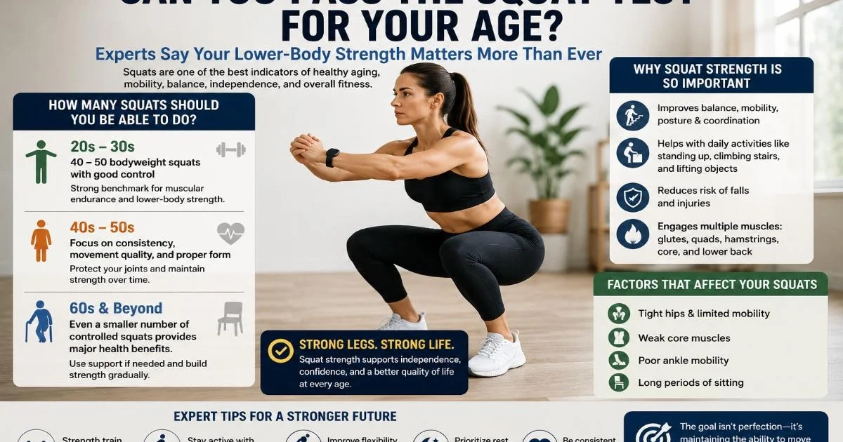 Can You Pass the Squat Test for Your Age? Experts Say Your Lower-Body ...