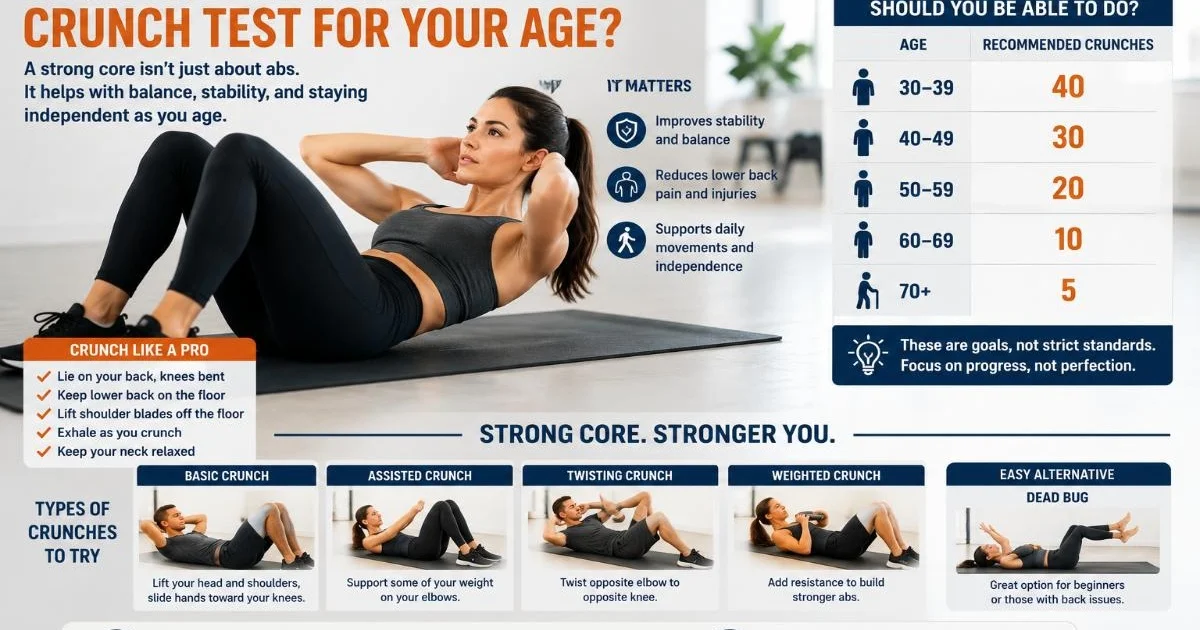 Could You Pass the Crunch Test for Your Age? Why Core Strength Matters ...