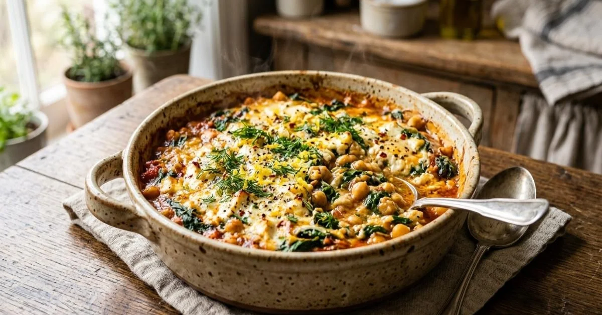 This One-Pan Chickpea Casserole Is the Comforting Healthy Dinner ...
