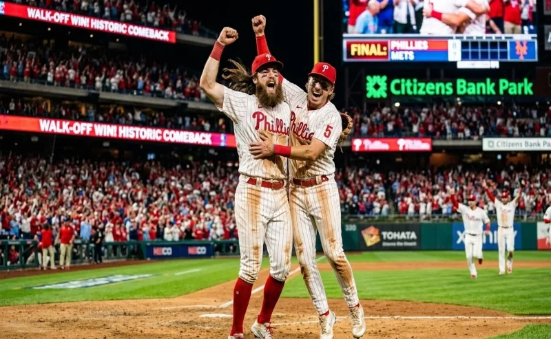 MLB Roundup: Phillies Deliver Historic 8-Run Ninth, Brewers Dominate ...